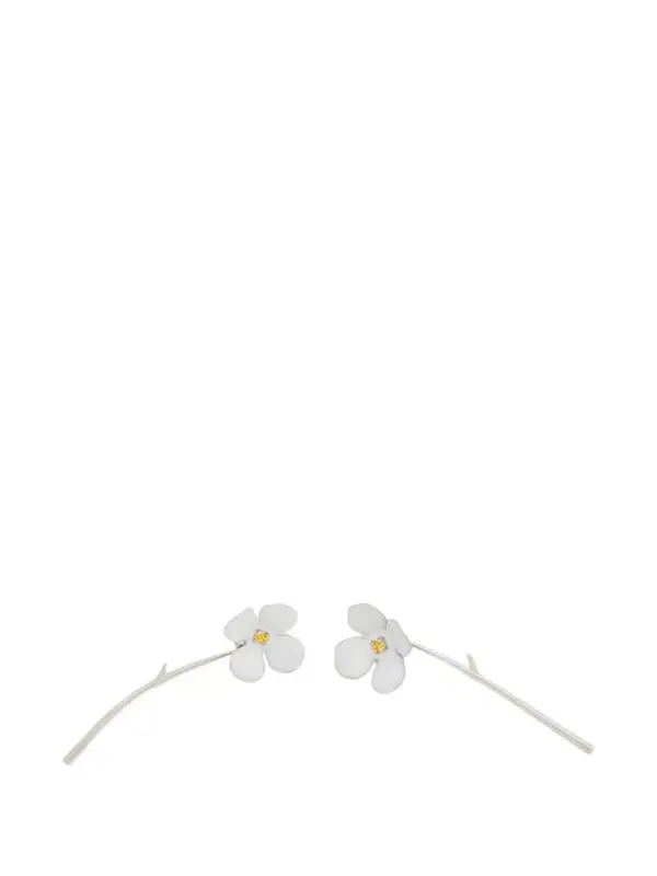 Marni Daisy Earrings - Silver