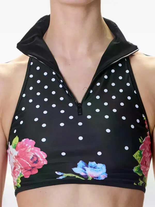 Moschino Floral Polka-dot Bikini