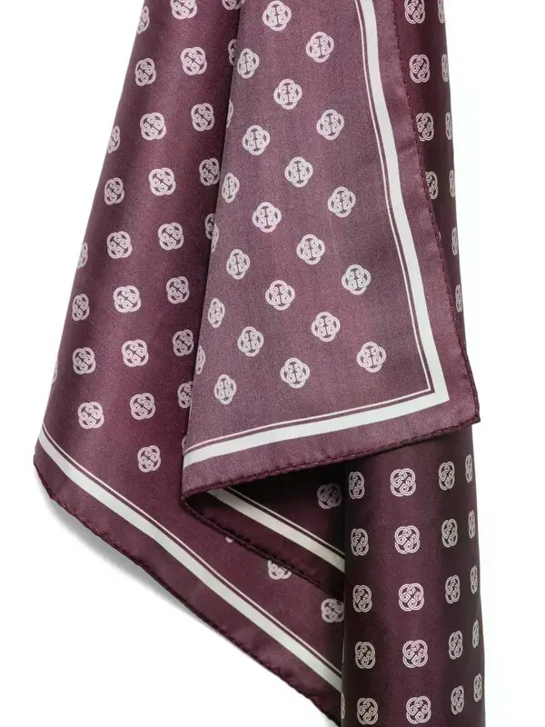 Gant Monogram-print Silk Scarf