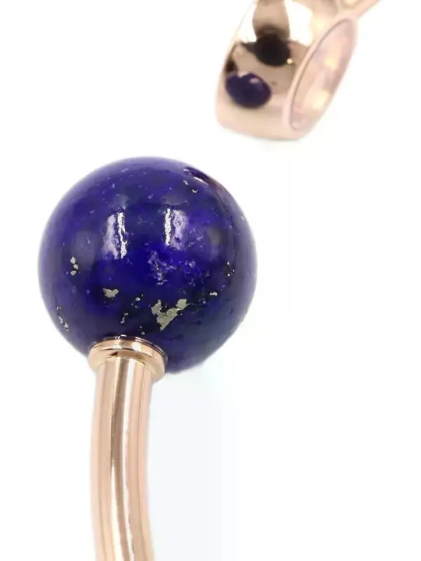 Chopard 2010s Happy Diamonds Planet Lapis-lazuli Diamond Bracelet - Pink
