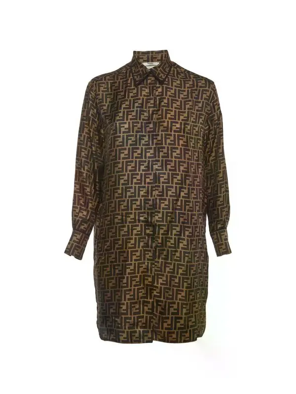 Fendi Button-front Mini Dress