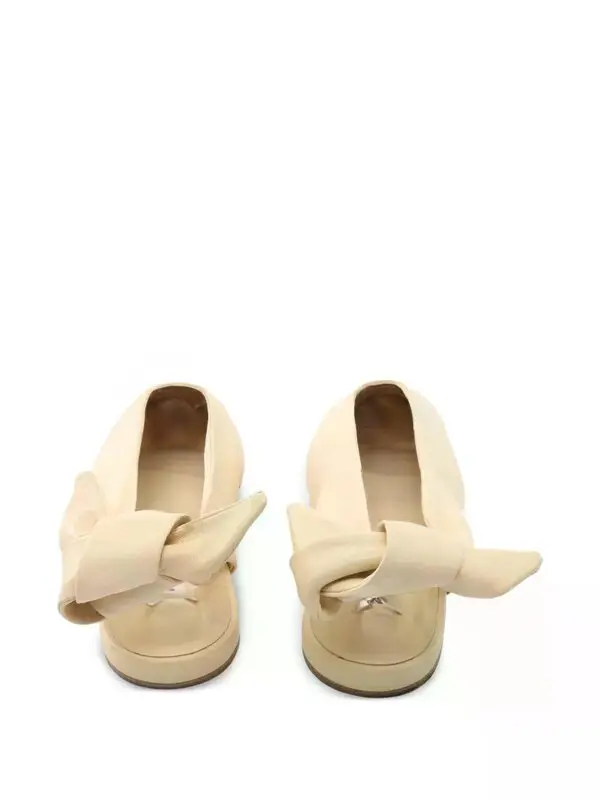 JIL SANDER 2010s Pointed-toe Knot Pumps