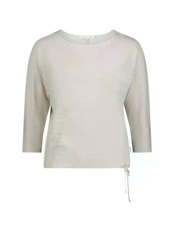 BETTY & CO Ribbed-knit Drawstring T-shirt