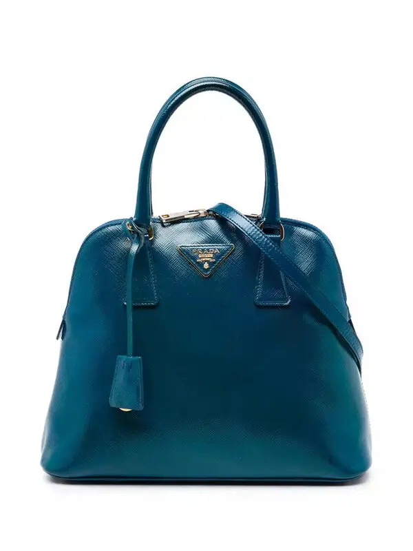 Prada 2012-2015 Saffiano Vernice Dome Satchel