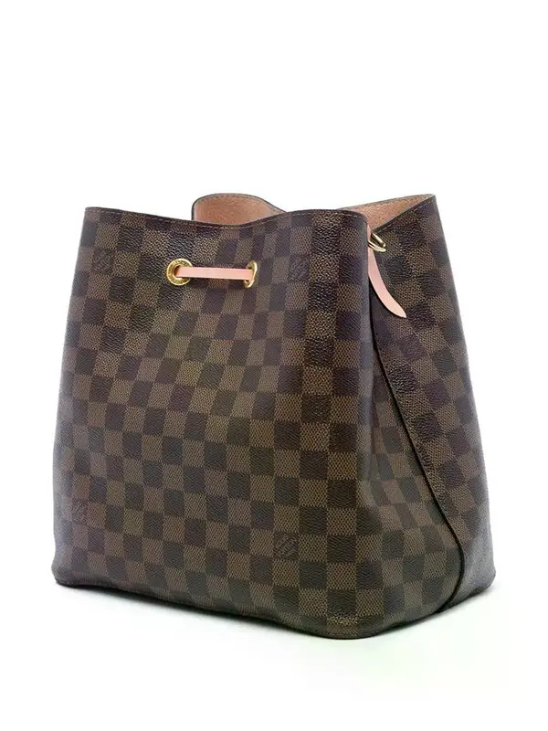 LOUIS VUITTON 2019 Damier Ebene Neonoe Mm Bucket Bag