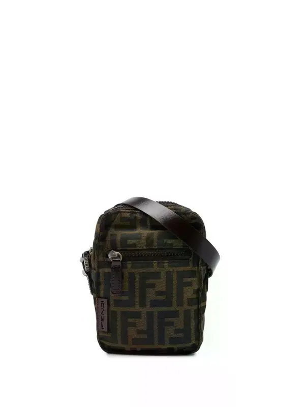 Fendi 2000-2010 Zucca Canvas Crossbody Bag