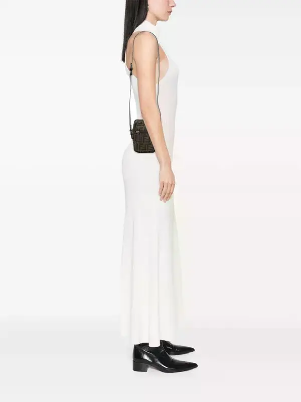 Fendi 2000-2010 Zucca Canvas Crossbody Bag