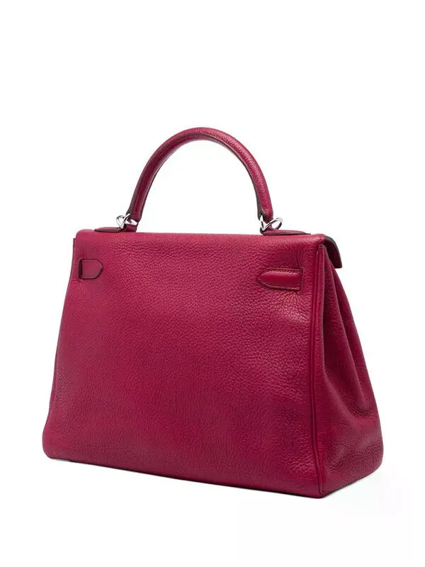 Hermès 2010 Togo Kelly Ii Retourne 32 Satchel - Red