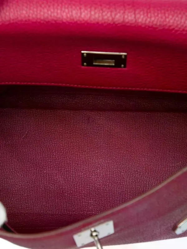 Hermès 2010 Togo Kelly Ii Retourne 32 Satchel - Red