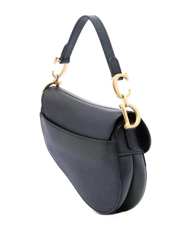Dior 2020 Mini Grained Calfskin Saddle Satchel