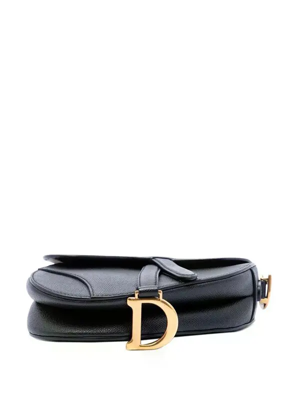 Dior 2020 Mini Grained Calfskin Saddle Satchel