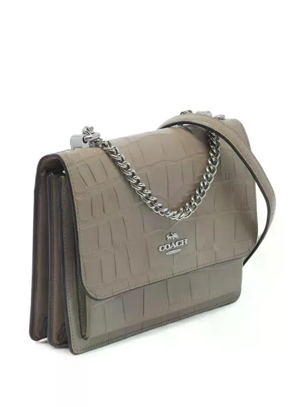 Prada Klare Croc-embossed Shoulder Bag