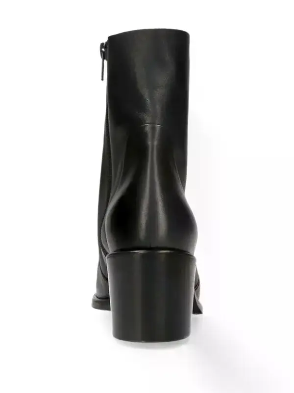 STRATEGIA SHOES Leather Ankle Boots