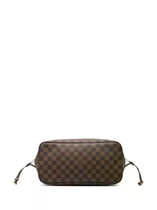 LOUIS VUITTON 2008 Damier Ebene Neverfull Mm Tote Bag