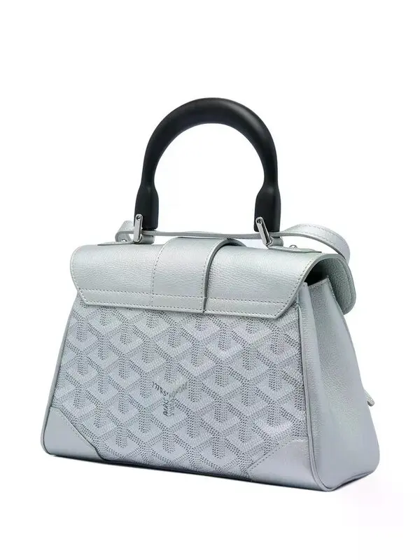 Goyard 2020 Mini Goyardine Precious Metals Saigon Souple Satchel