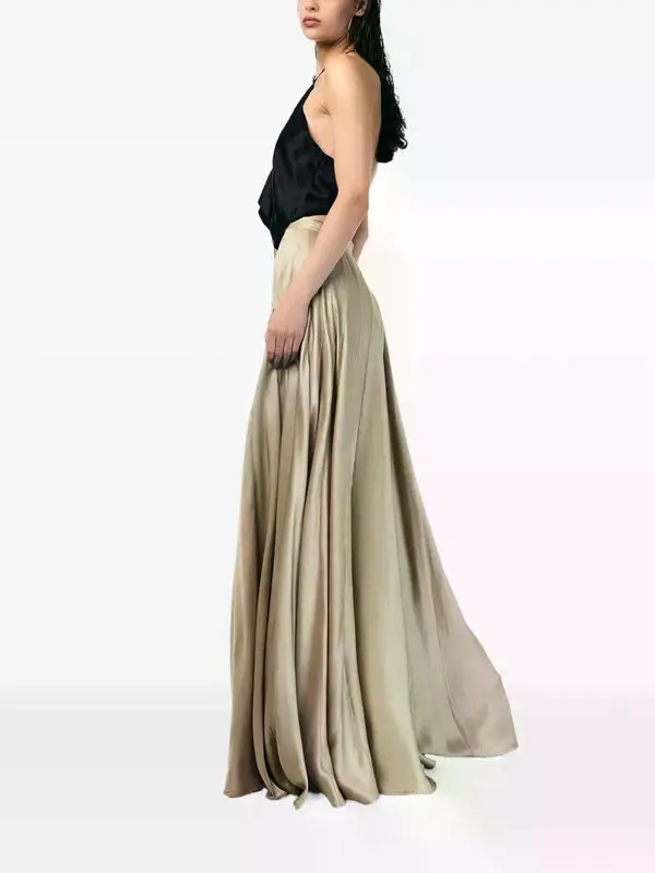 ANDRA ANDREESCU Vesper Silk Halterneck Top