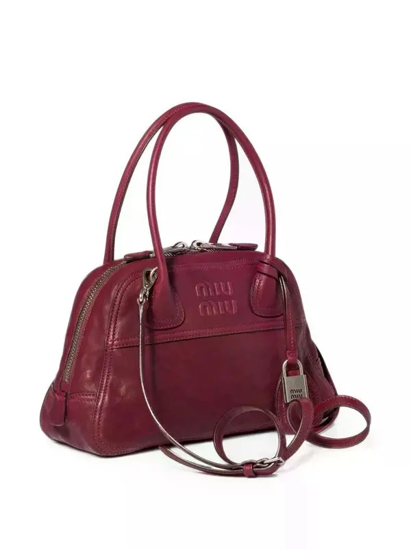 Miu Miu Vivant Nappa Leather Shoulder Bag