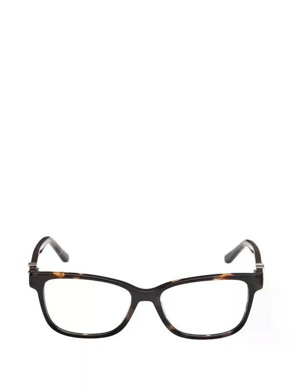 Guess Tortoiseshell-effect Rectangle-frame Glasses - Brown