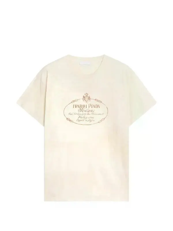 Prada Logo-print Cotton T-shirt