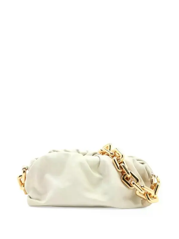 Bottega Veneta 2012-2026 Lambskin Chain Pouch Shoulder Bag