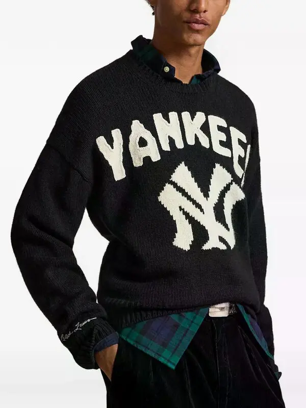 Polo Ralph Lauren Yankees Intarsia-knit Sweatshirt