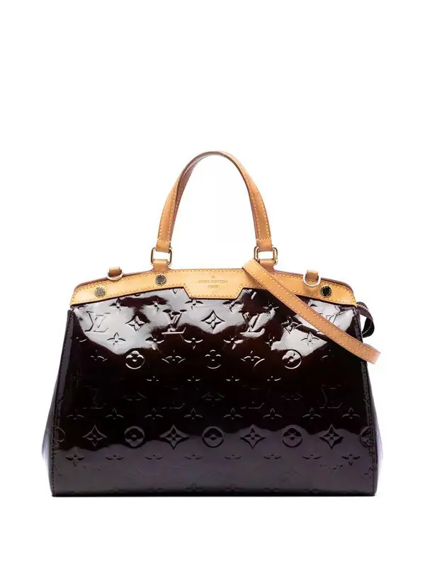 LOUIS VUITTON 2013 Monogram Vernis Brea Mm Satchel