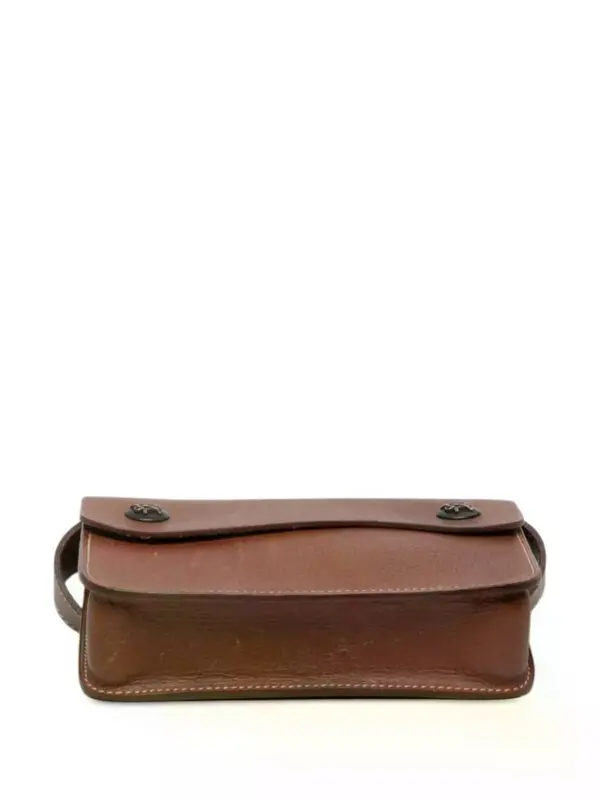 Hermès 1985 Courchevel Pochette Green Waist Bag Belt Bag