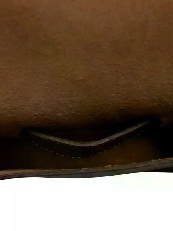 Hermès 1985 Courchevel Pochette Green Waist Bag Belt Bag