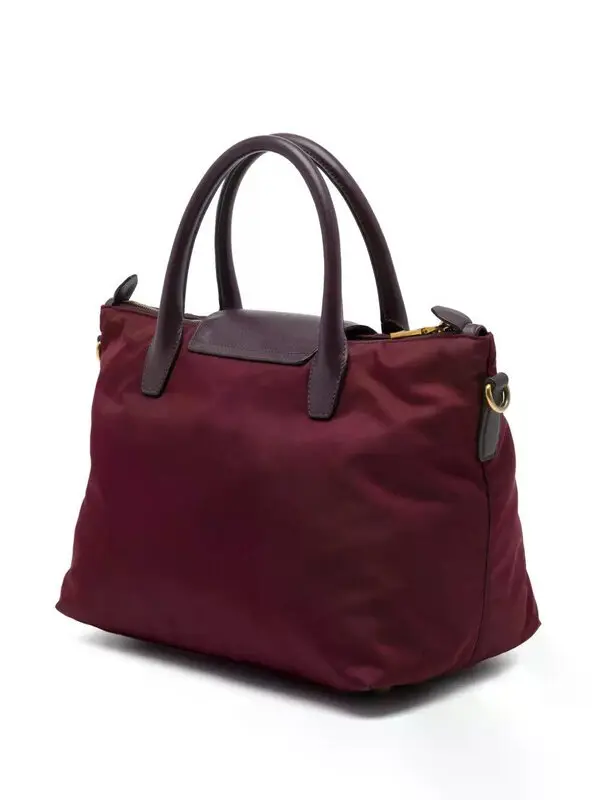 Prada 2013-2026 Saffiano Trimmed Tessuto Satchel