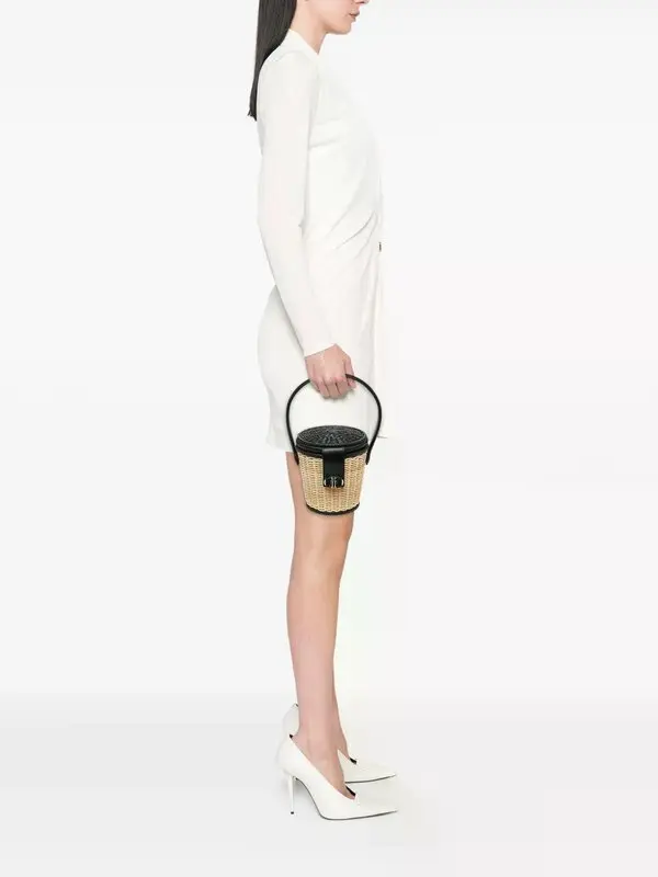 Dior 2022 Wicker Cd Bucket Bag