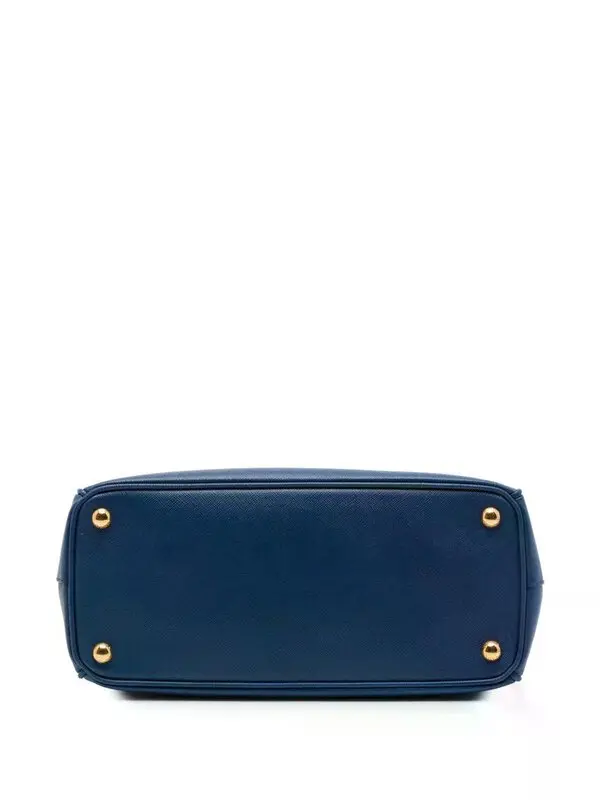 Prada 2010-2026 Small Saffiano Lux Galleria Double Zip Satchel