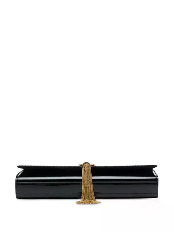 Saint Laurent 2013 Patent Cassandre Tassel Clutch Bag