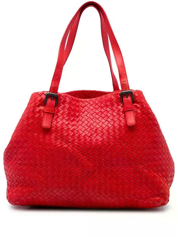 Bottega Veneta 2012-2017 Medium Nappa Intrecciato Cesta Tote Bag