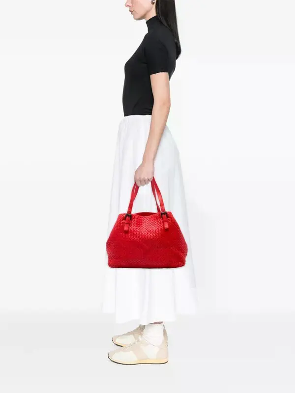 Bottega Veneta 2012-2017 Medium Nappa Intrecciato Cesta Tote Bag