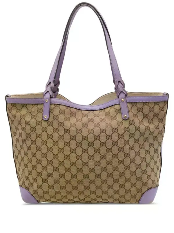 Gucci 2016-2026 Medium Gg Canvas Craft Tote Bag