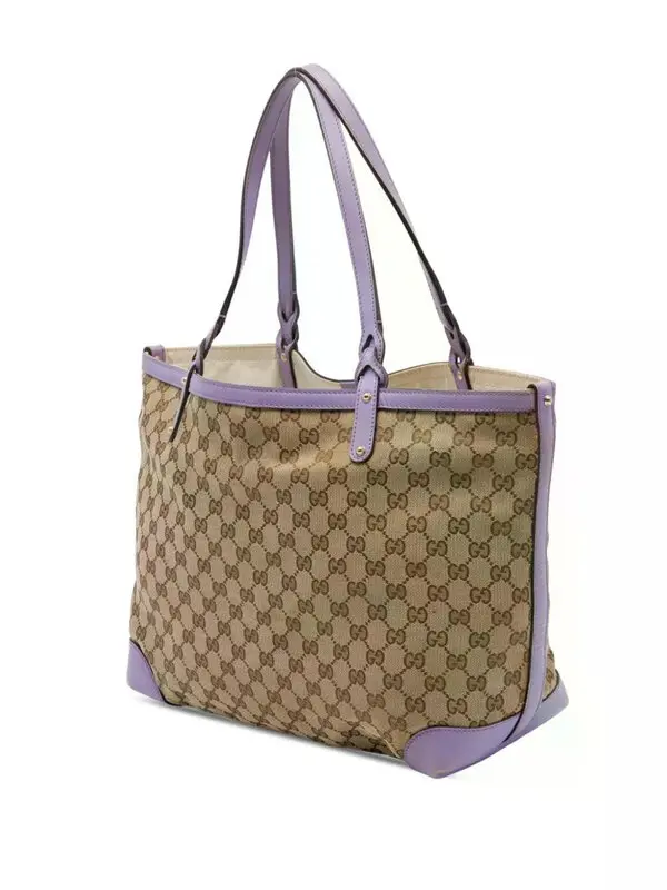 Gucci 2016-2026 Medium Gg Canvas Craft Tote Bag