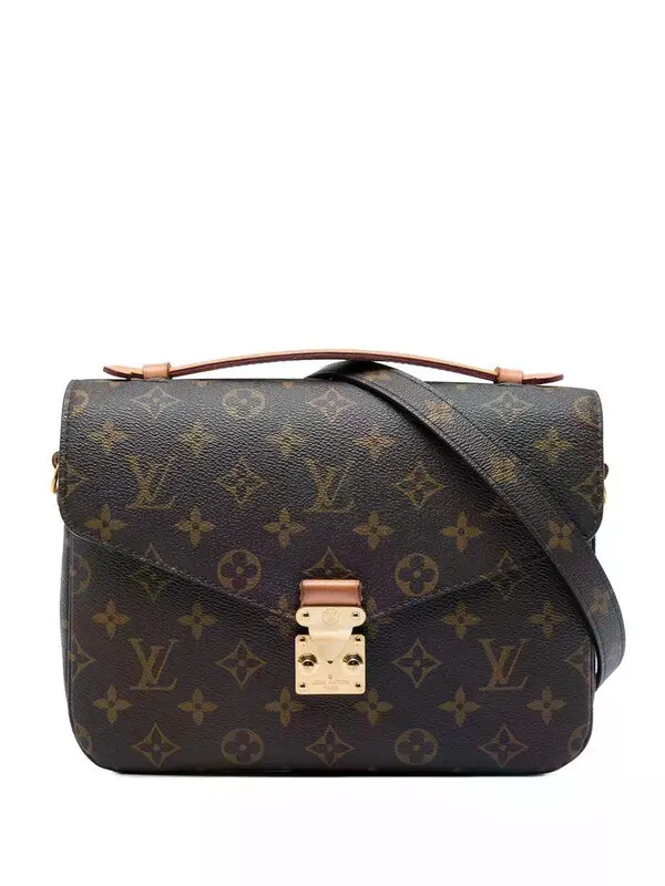 LOUIS VUITTON 2020 Monogram Pochette Metis Satchel - Brown