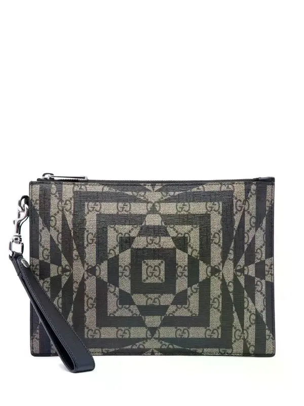 Gucci 2000-2015 Gg Supreme Caleido Clutch Bag