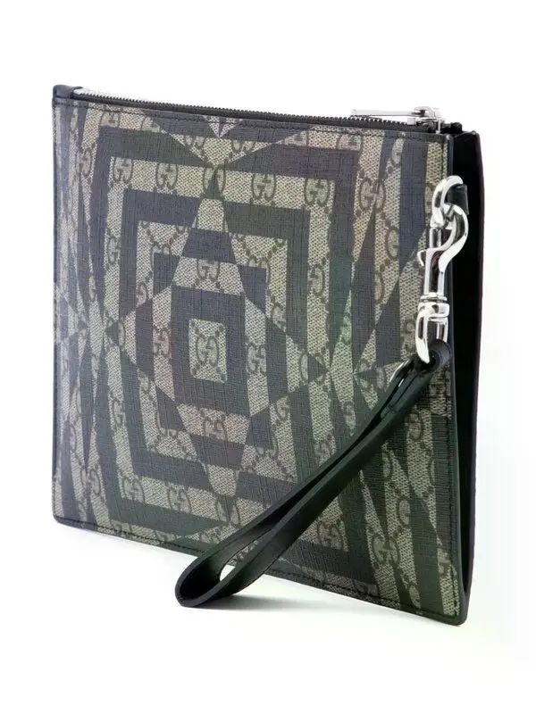Gucci 2000-2015 Gg Supreme Caleido Clutch Bag