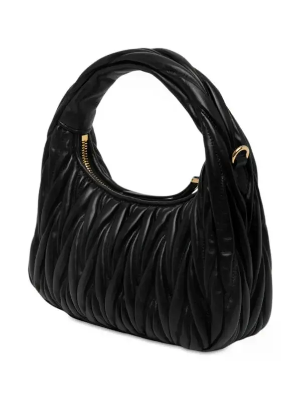 Miu Miu 2010-2026 Mini Matelasse Nappa Wander Bag Satchel