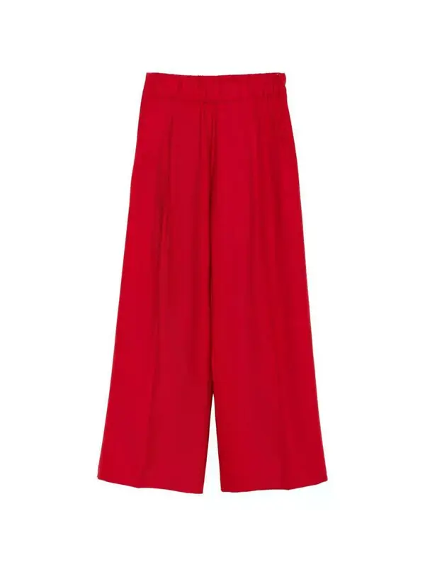 SEMICOUTURE Pleat-detail Wide-leg Trousers