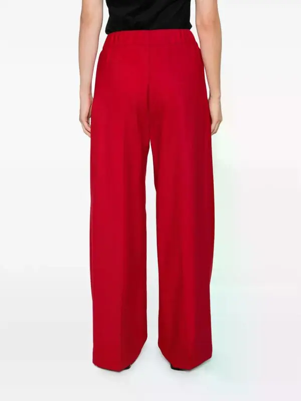 SEMICOUTURE Pleat-detail Wide-leg Trousers