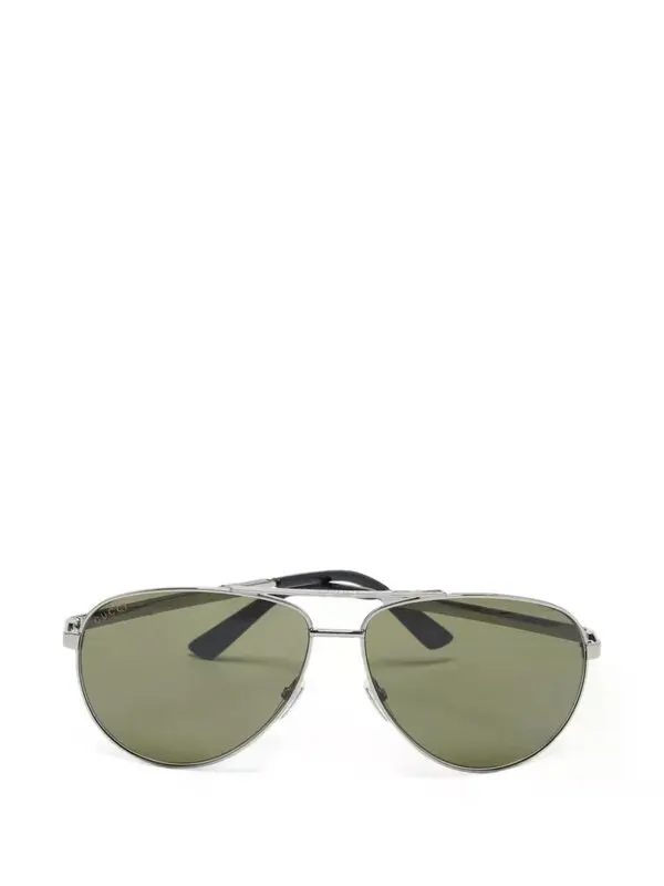 Gucci Pilot Sunglasses - Silver