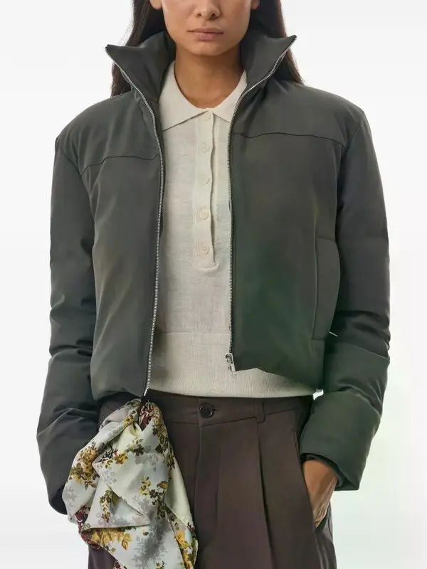 MEGUSTA Water-repellent Cropped Down Jacket