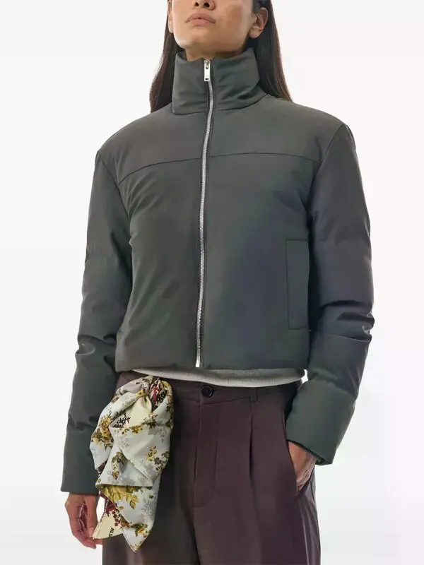 MEGUSTA Water-repellent Cropped Down Jacket