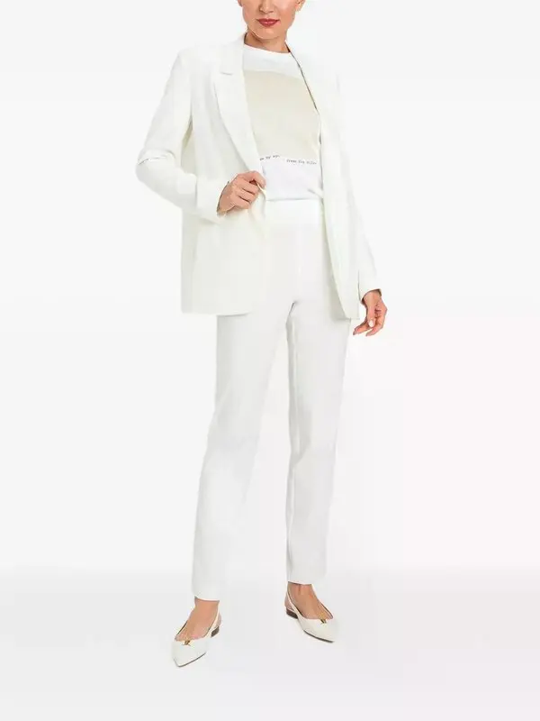 TWINSET Elasticated-waistband Straight-leg Trousers