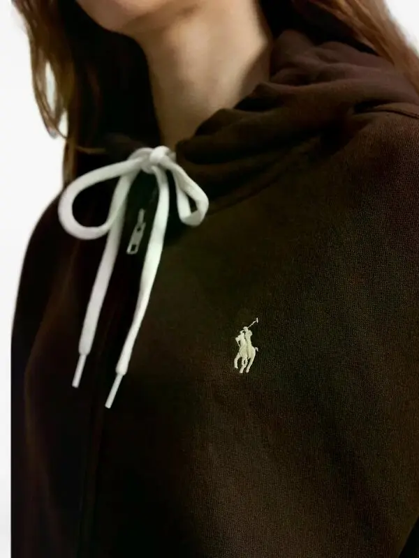 Polo Ralph Lauren Logo-embroidered Zip-up Hoodie