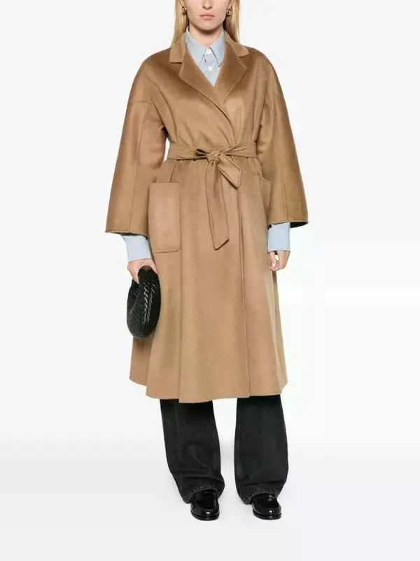Max Mara Ludmilla Belted Coat - Neutrals