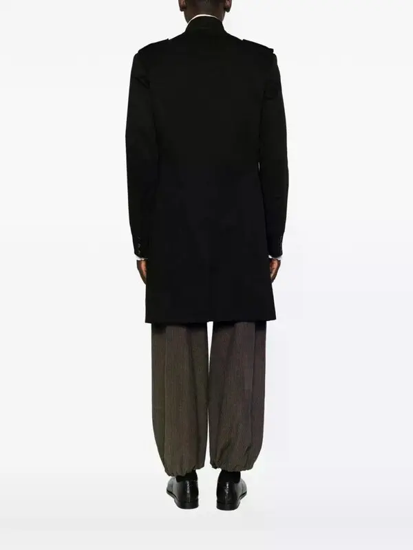 Yohji Yamamoto Epaulette-detail High-neck Jacket