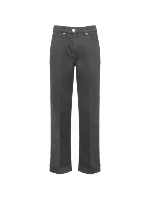Peserico Turn-up Cuff Jeans - Grey
